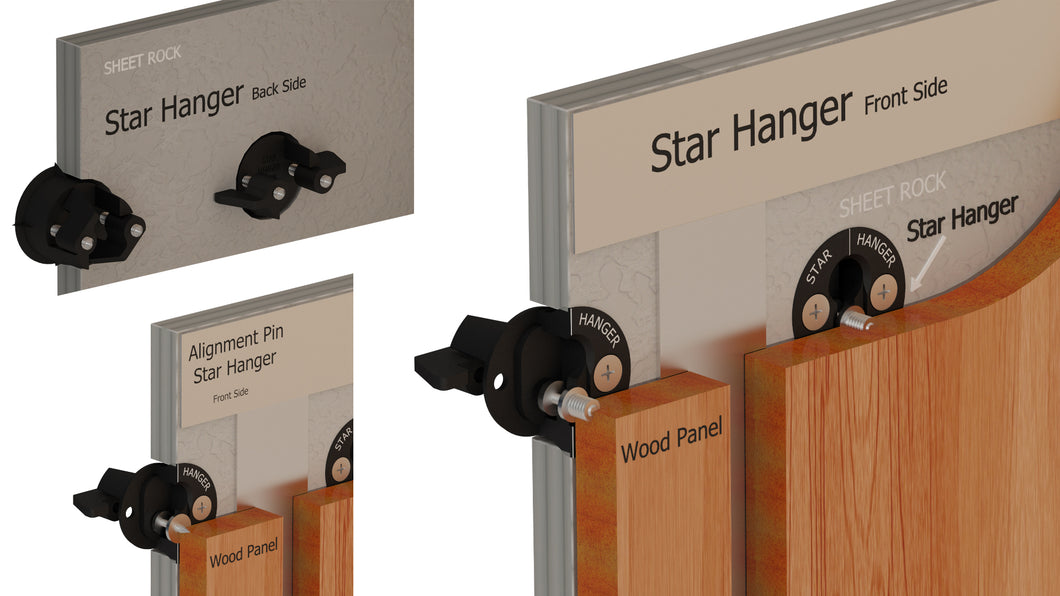 340 Hanger 1-3/8", 5/16" Key Hole | Star Hanger Systems