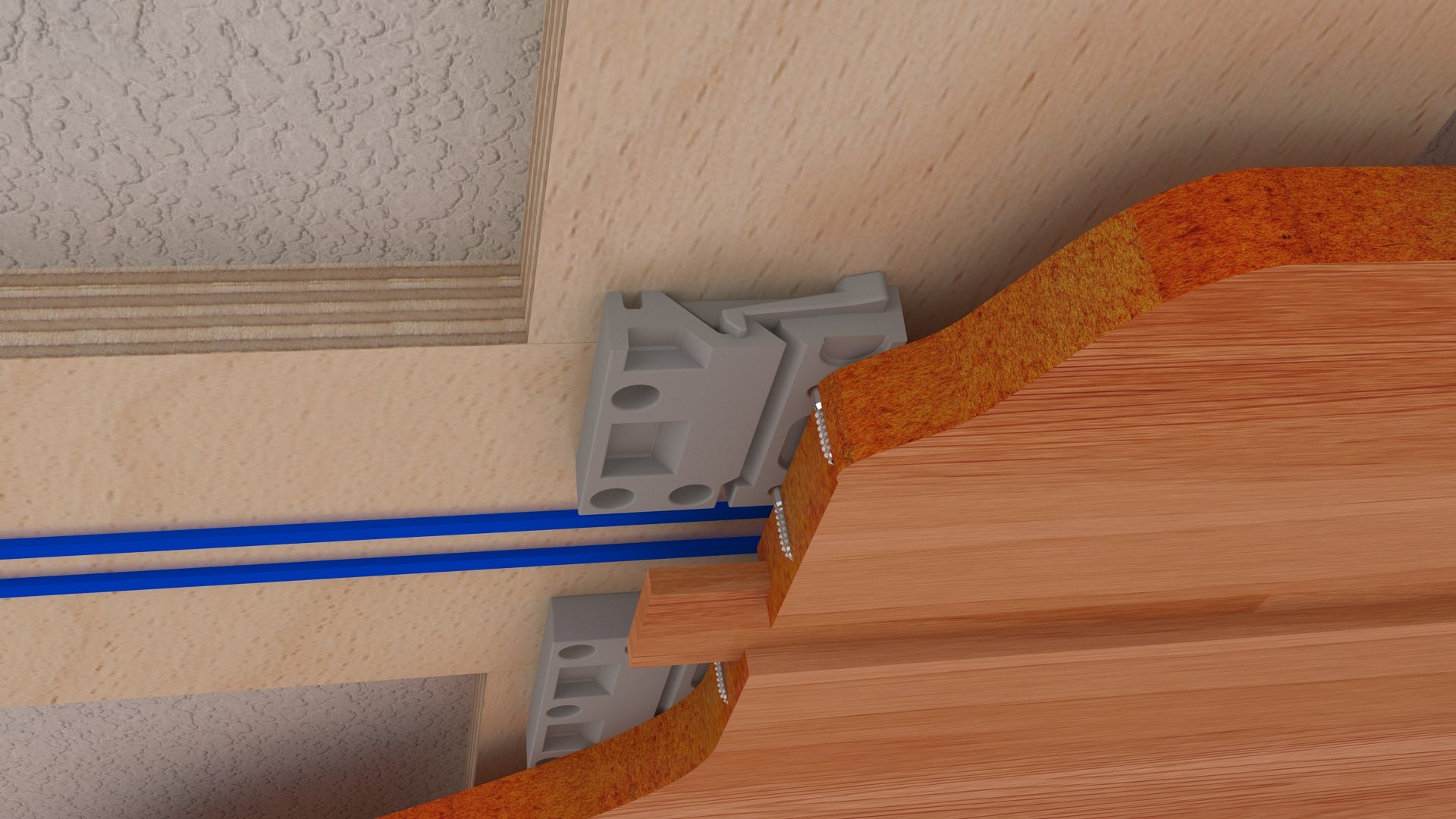 520 Ceiling Clip Pair: Nylon | Star Hanger Systems