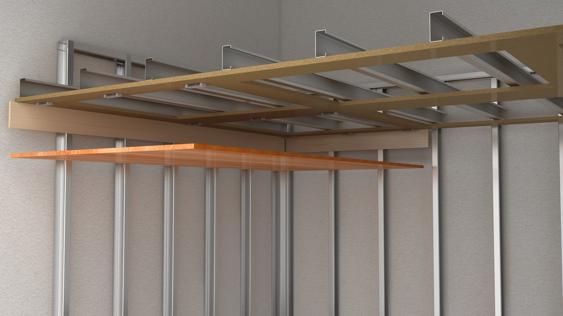 520 Ceiling Clip Pair: Nylon | Star Hanger Systems