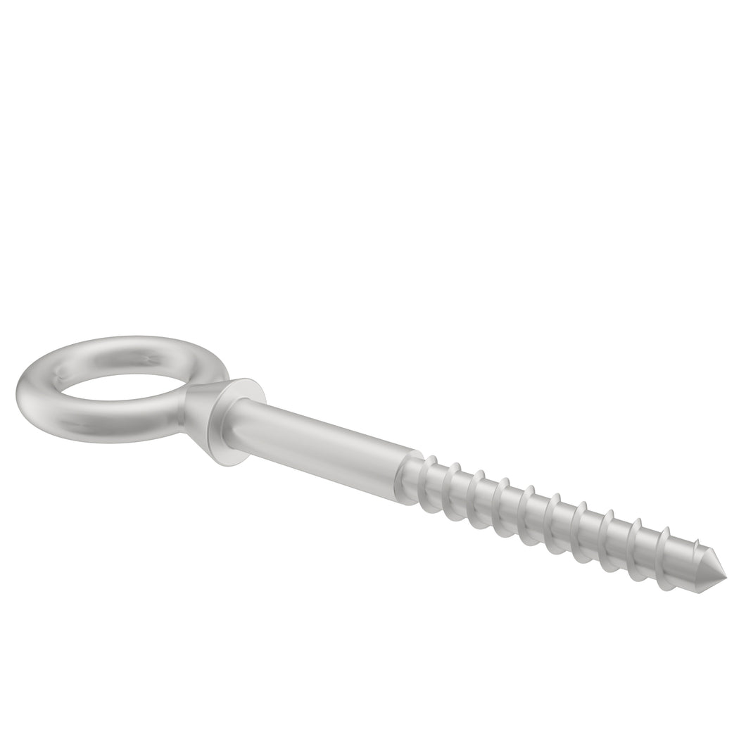 615 Stainless 1/4" Eye Wood Screw | Star Hanger Systems