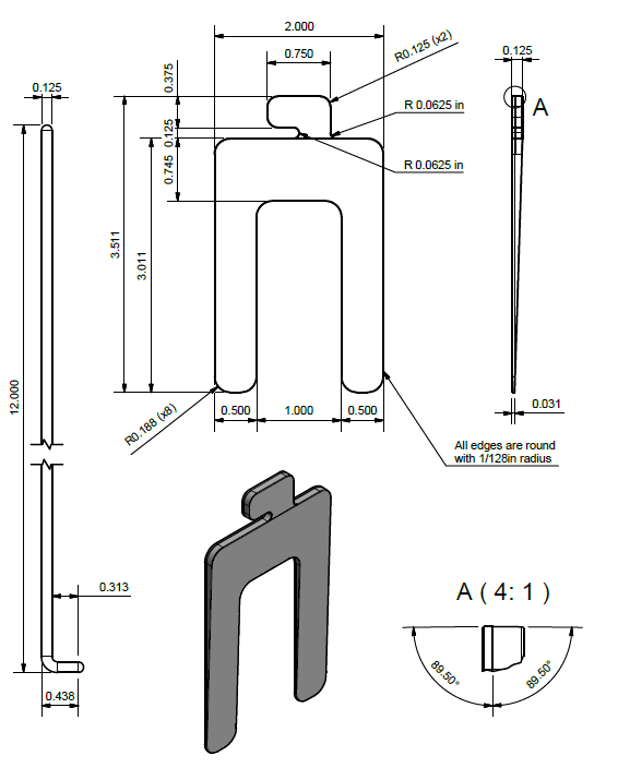750 Tapered Shims | Star Hanger Systems