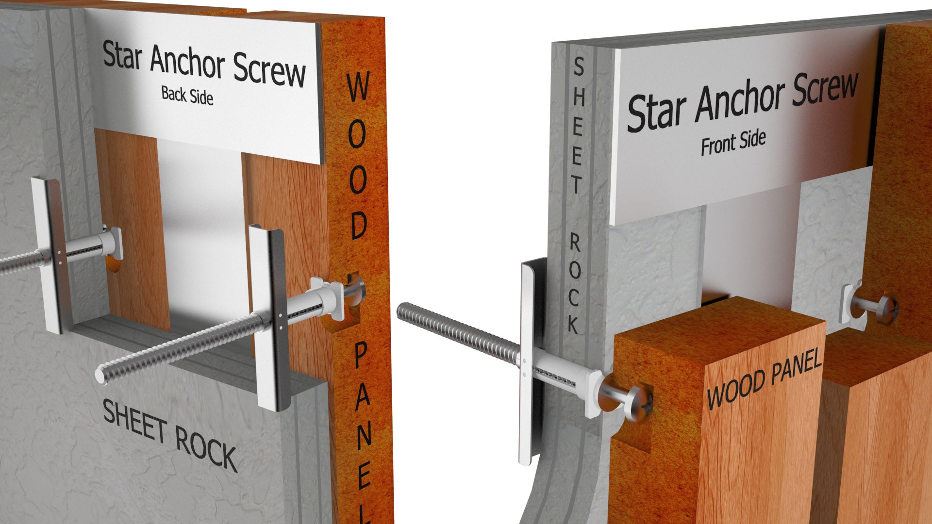 950 Snaptoggle 3/16" 10-24 Thread (100 Toggles) | Star Hanger Systems