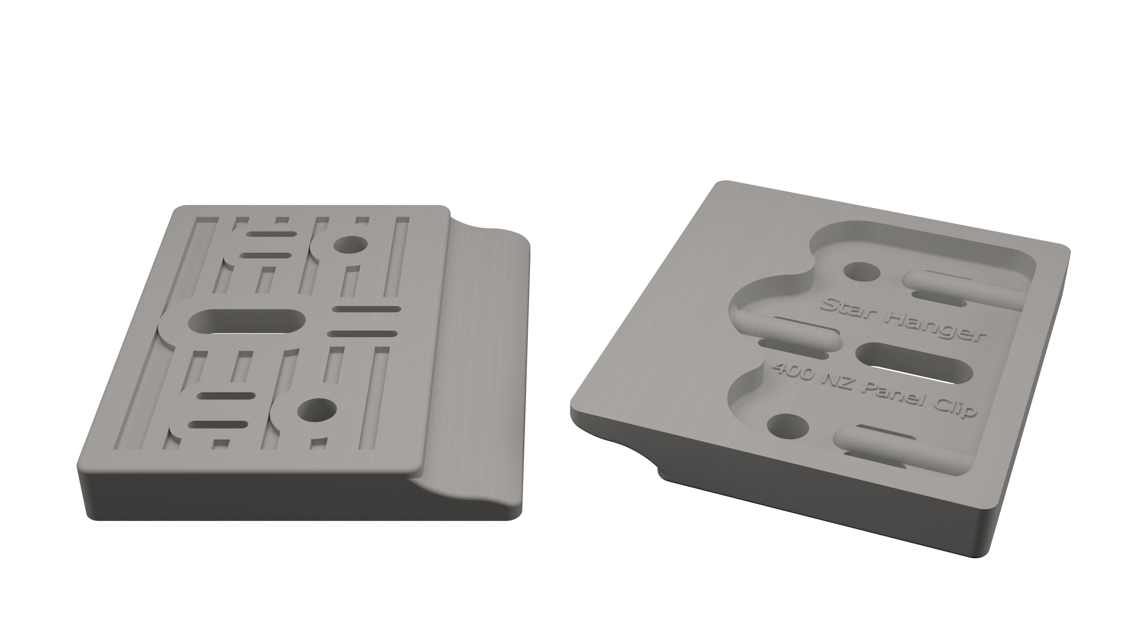 400 NZ Clip (1/4" Staple Installed) | Star Hanger Systems